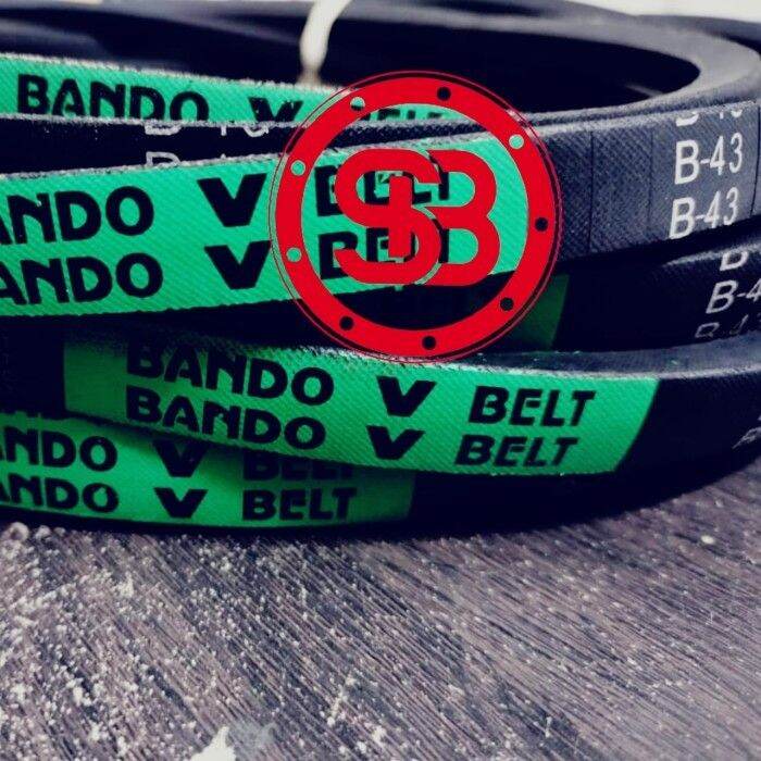 Van Fan Belt VanBelt BANDO B43 / Tali Ban Kipas MITSUBOSHI B 43 MBI ...