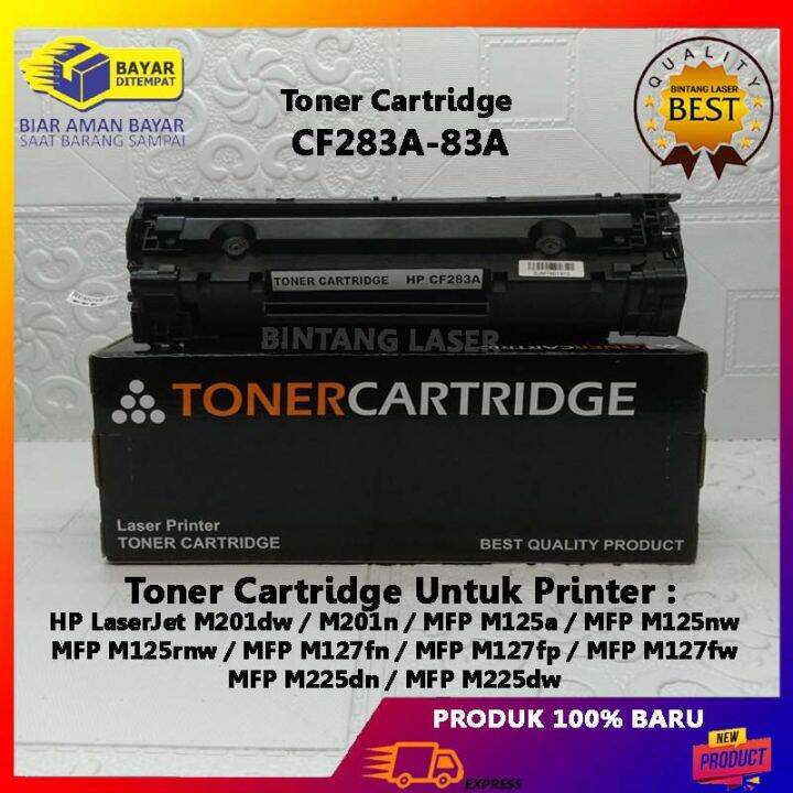 Toner Cartridge CF283A-83A Untuk Printer HP LaserJet M201-M215 / MFP ...