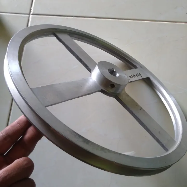 Pulley Pully A1 - 12 inch as 25 mm Bahan Alumunium | Lazada Indonesia