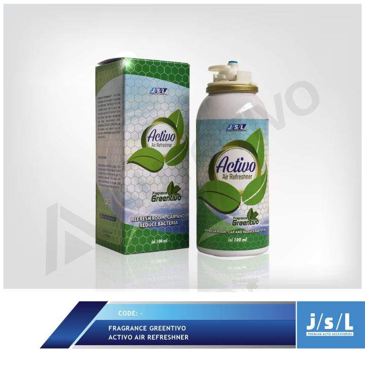 JSL Air Refreshner Activo Odor Neutralizer Pengharum Mobil - GREENTIVO ...