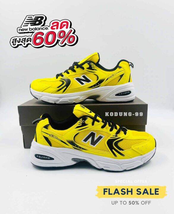 💯รองเท้าแฟชั่นNB-2022 สีเหลือง🚩รองเท้าผ้าใบ รองเท้ากีฬา รองเท้าลำลอง สายแฟ ห้ามพลาด!!! | Lazada ...