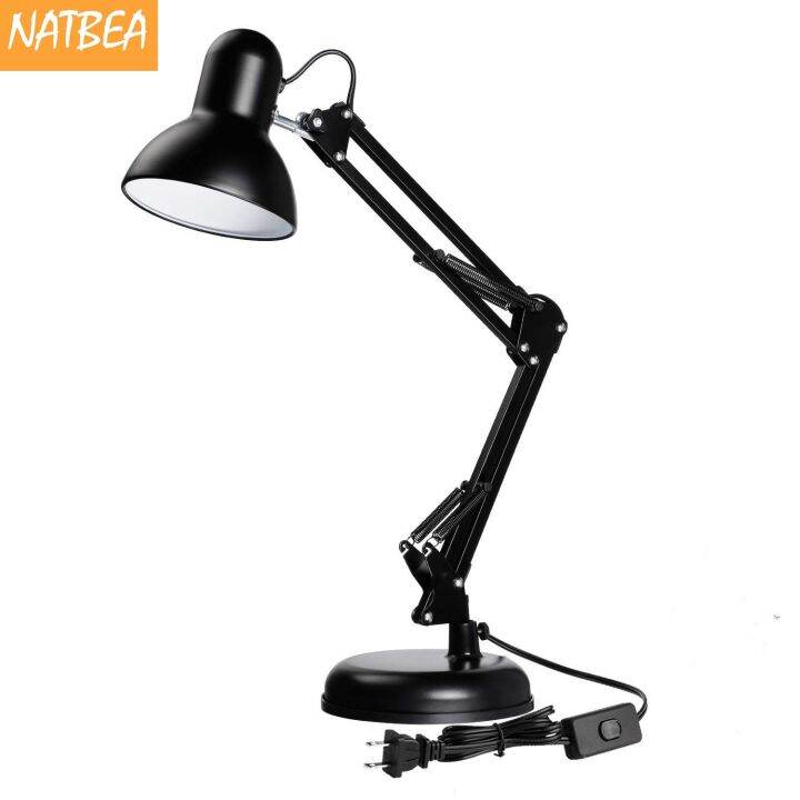 NATBEA Metal Desk Lamp, Swing Arm Desk Lamps, Architect Desk Lamp with ...