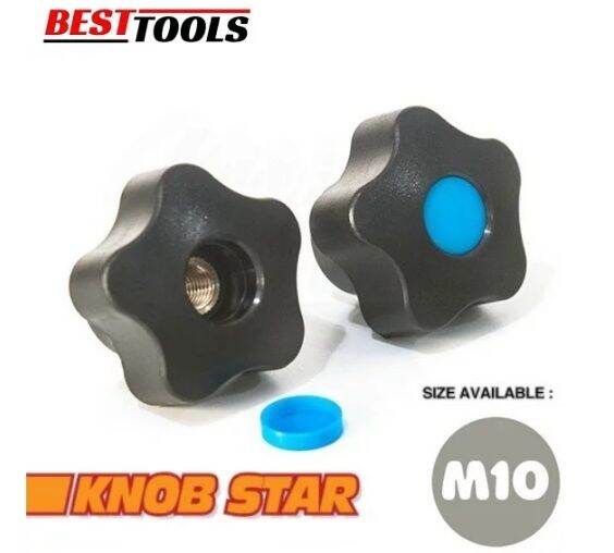 Knop Bintang Mur Bintang Star Knob Female Thread Screw Star Knop Tebal ...