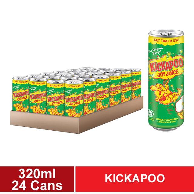 24x【Kickapoo Joy Carbonated Juice 320ml】 | Lazada