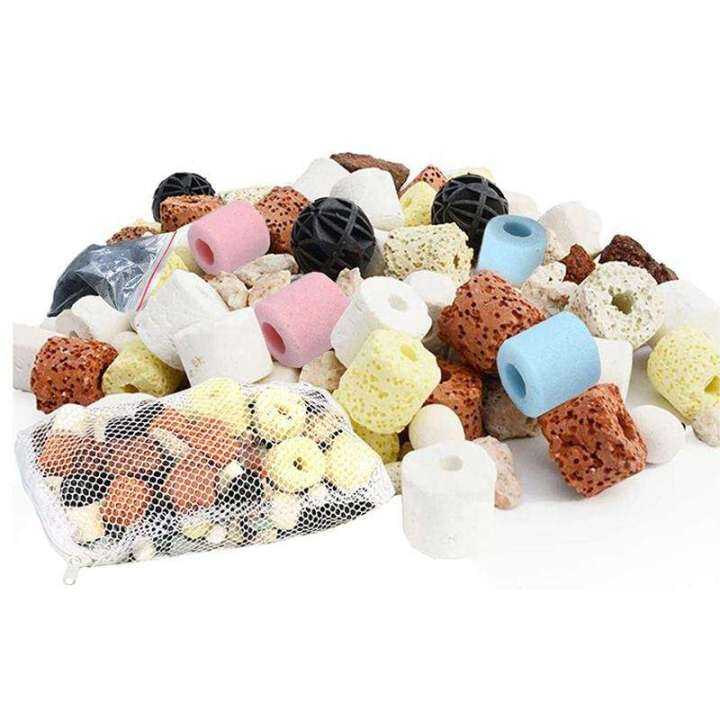 SIROKA 12 in 1 Aquarium Filter Media Bio Balls Filter Pond Bio Filter ...