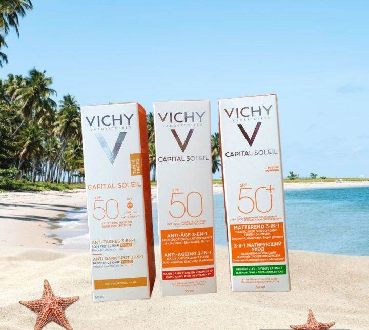 Kem chống nắng VIchy 3in1 mẫu mới nhất | Lazada.vn