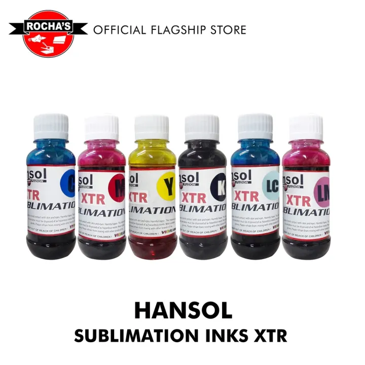 [ROCHA'S] HANSOL SUBLIMATION INK - XTR series 100ML bottle universal ...