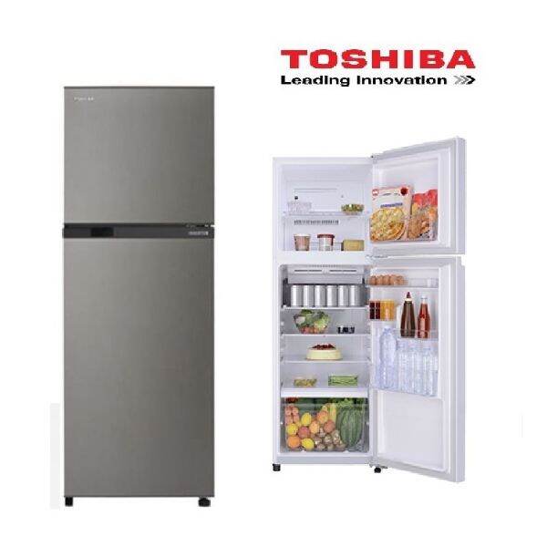 TOSHIBA 280L REFRIGERATOR GR-A28MS TOP MOUNT FREEZER 2 DOOR FRIDGE ...