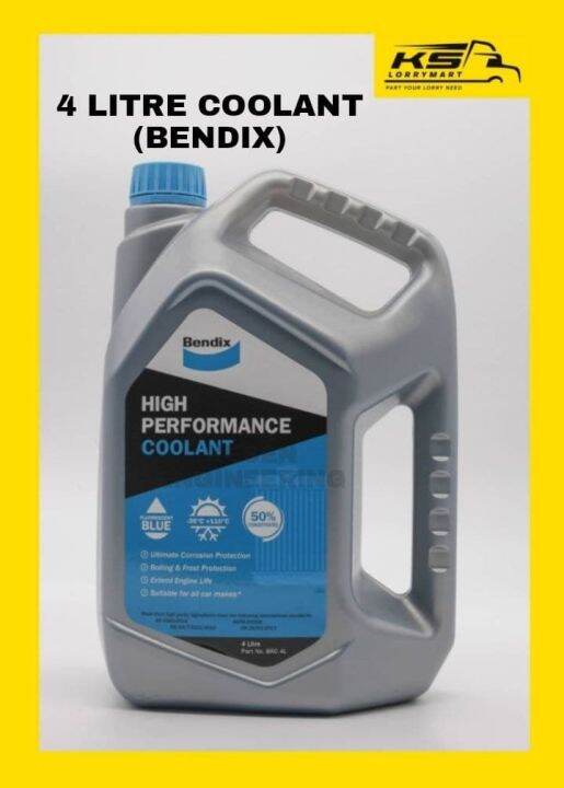 KS 4 LITRE BENDIX HIGH PERFORMANCE COOLANT | Lazada