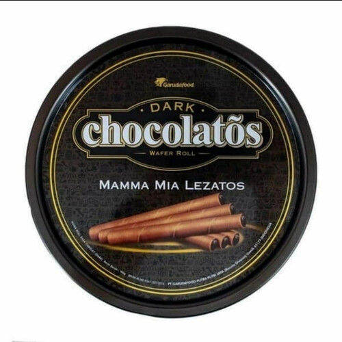 Gery Chocolatos Dark 190g - Chocolatos Dark Chocolate Mamma Mia Lezatos - Wafer Roll | Lazada ...