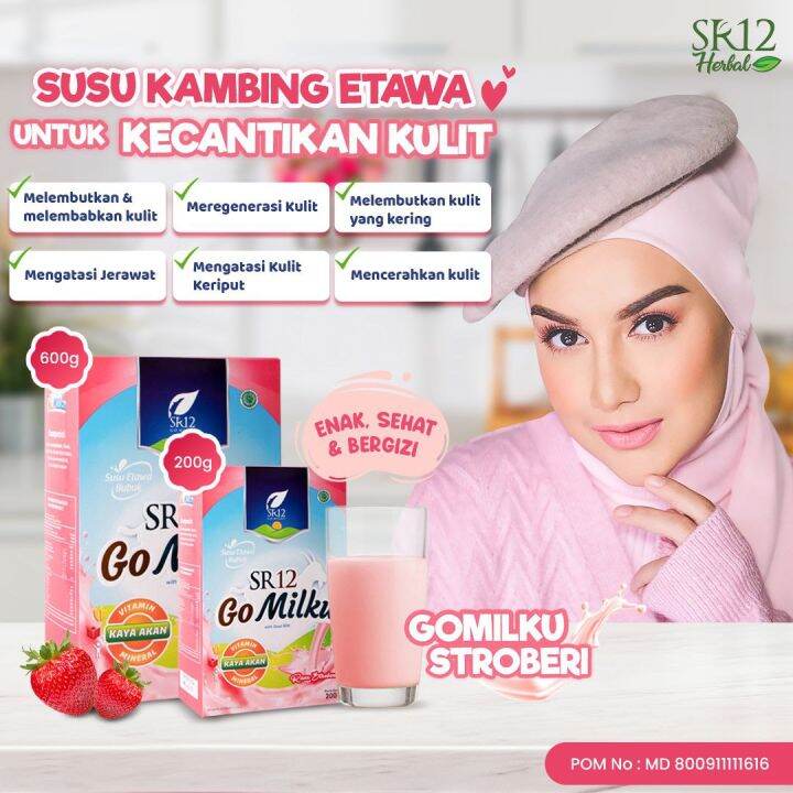 GO MILKU SR12 / GOMILKU SUSU KAMBING ETAWA ASLI ORIGINAL UNTUK ASAM LAMBUNG DAN PENCERNAAN SEHAT ...