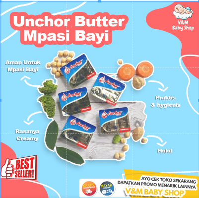 V&M Baby Shop 007BP | Unchor Butter Mpasi Bayi 7 Gr Minidish Halal ...