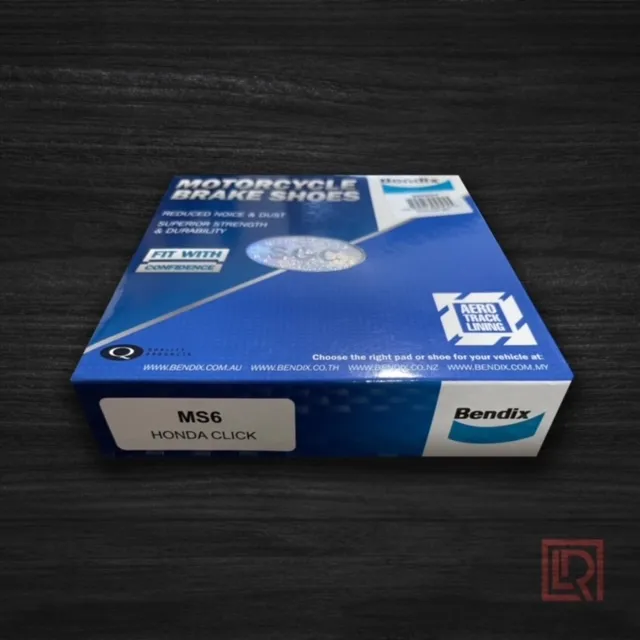 GENUINE BENDIX BRAKE SHOE MS6 /HONDA TMX-SUPREMO, [FR-RR]XR125, [FR-RR ...