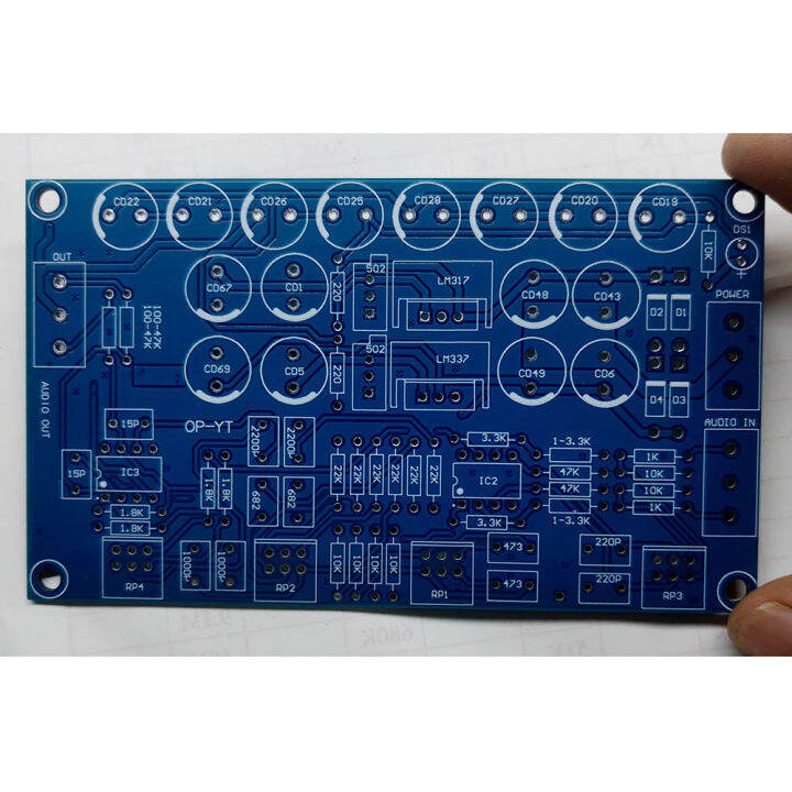 OPA2604ไข้ Op Amp AD827 Preamplifier 5532 Tone PCB เปลือย | Lazada.co.th