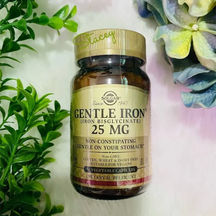 Solgar, Gentle Iron, 25 mg, 90 Vegetable Capsules | Lazada PH
