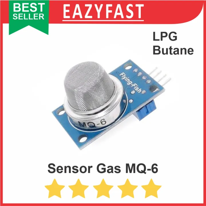 MQ-6 MQ6 Sensor Gas LPG Butane Propane mudah terbakar Module Arduino | Lazada Indonesia