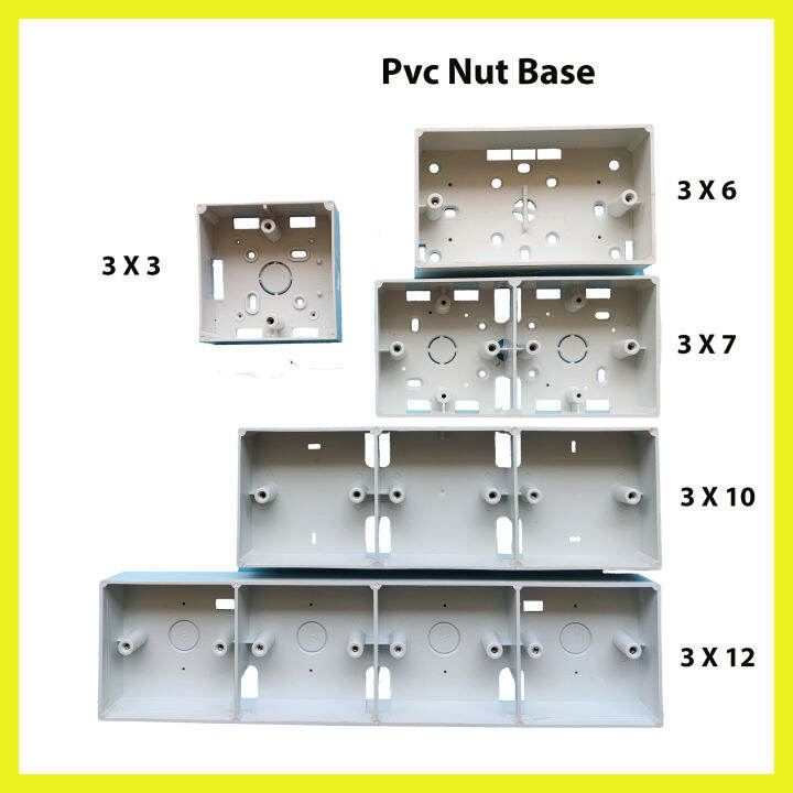 PVC Nut Box Surface Type/ Electrical Box/ Base Switch / Box Socket ...