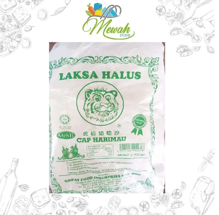 Laksa Halus Cap Harimau 450G | Lazada