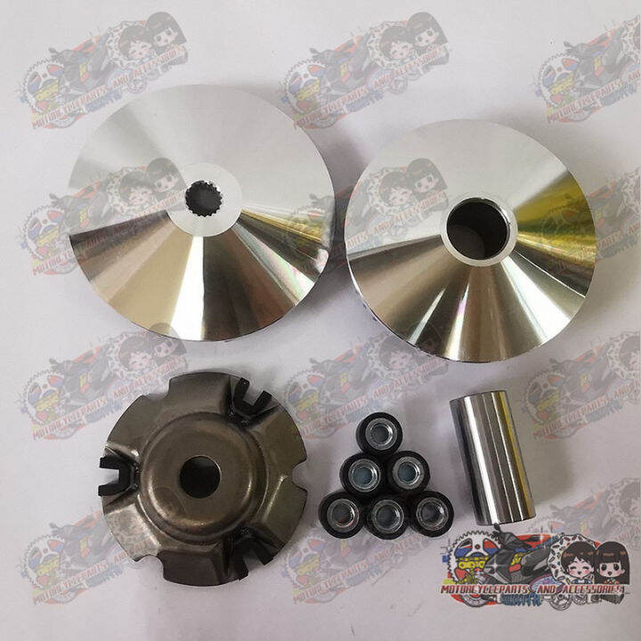 LJ Motorcycle drive face pully set gy6 pulley set for gy6 125 | Lazada PH