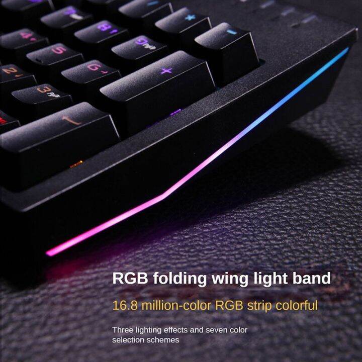 Lenovo K104 Mechanical Keyboard Office Gaming Wired Led For Computer ...
