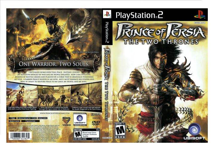PS2 Prince of Persia the two thrones (DVD Game) | Lazada