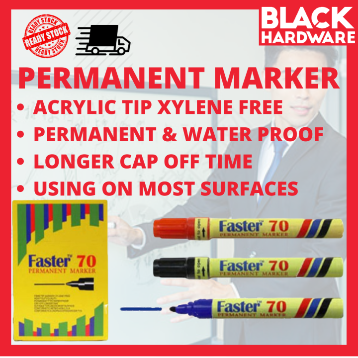 BLACK HARDWARE Faster 70 Permanent Marking Marker Pen Book For Wood Set ...