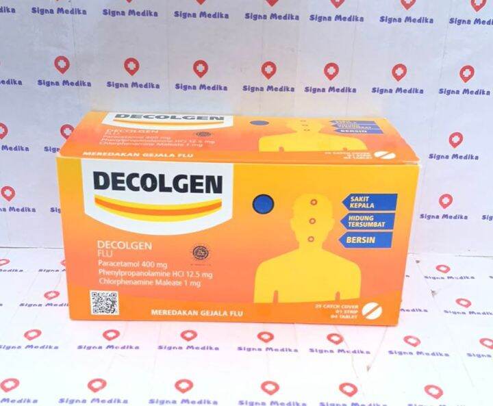 Decolgen Box Isi 25 Strip 4 Tablet - Obat Demam & Flu | Lazada Indonesia