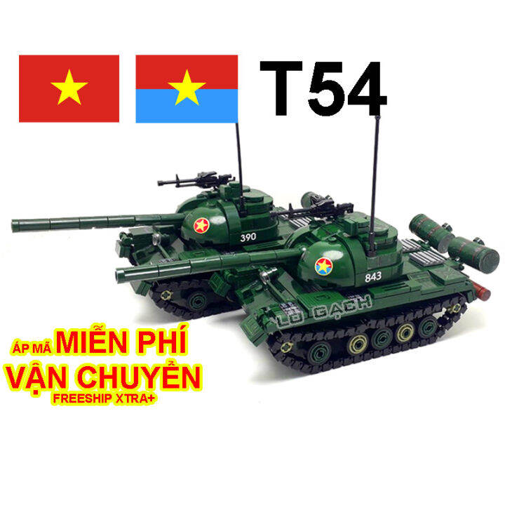 Bộ xếp hình Xe tăng T54 Type 59 - 489 chi tiết | Lazada.vn