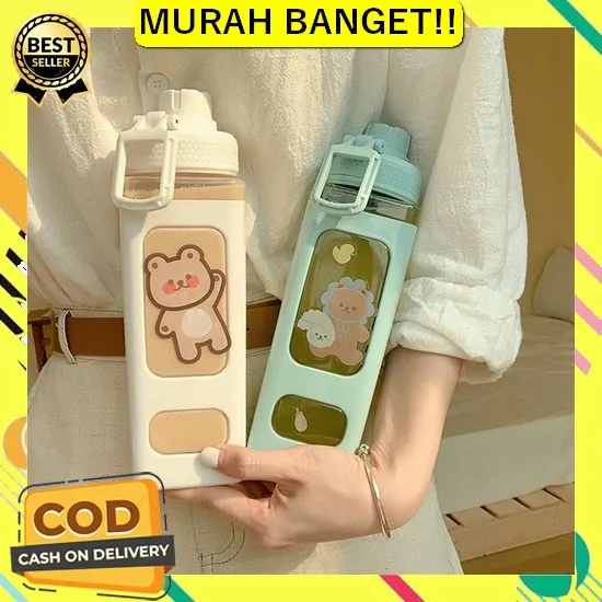 Botol Minum Anak Perempuan Lucu Gambar Boba Tempat Karakter Cewek Buat ...