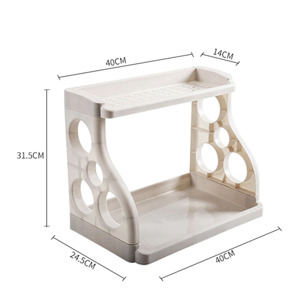 2 Layer Kitchen Shelf Rack Organizer | Lazada PH