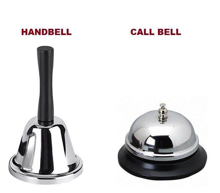 Call Bell HAND BELL (BIG 6X3, SMALL 5X3) for restaurant, hotel, etc ...