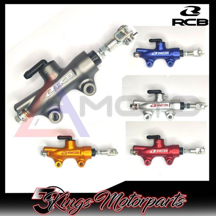 ORIGINAL RCB RACING BOY GRT REAR BRAKE MASTER PUMP ALLOY UNIVERSAL WITH ...