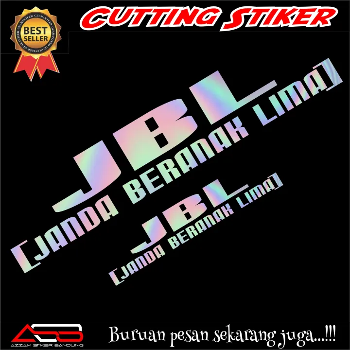 Stiker Hologram/ Janda / Cutting sticker/ stiker kata kata/Kata kata ...