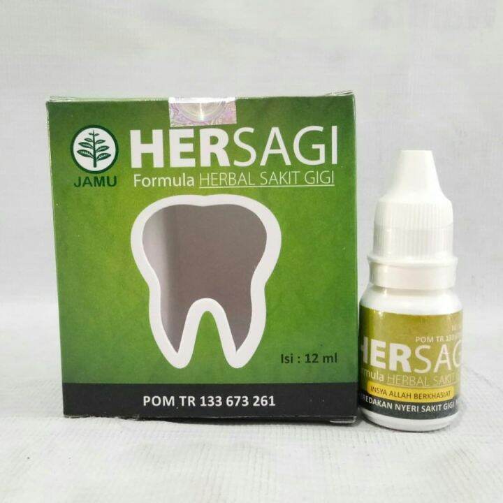 HERSAGI HERBAL OBAT PEREDA NYERI GIGI / OBAT SAKIT GIGI HERSAGI / OBAT ...