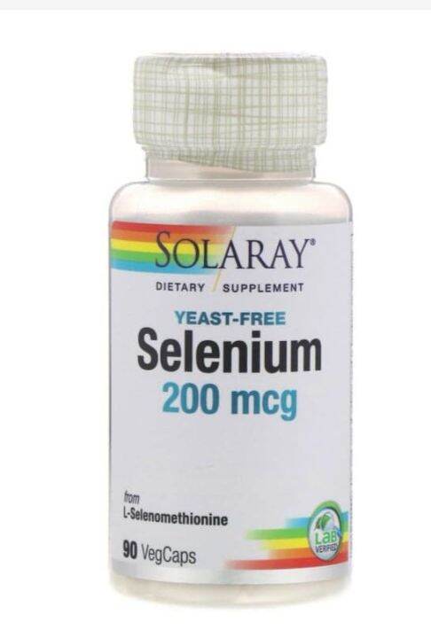 **Solaray, Selenium, 200 mcg,** 90 VegCaps | Lazada PH