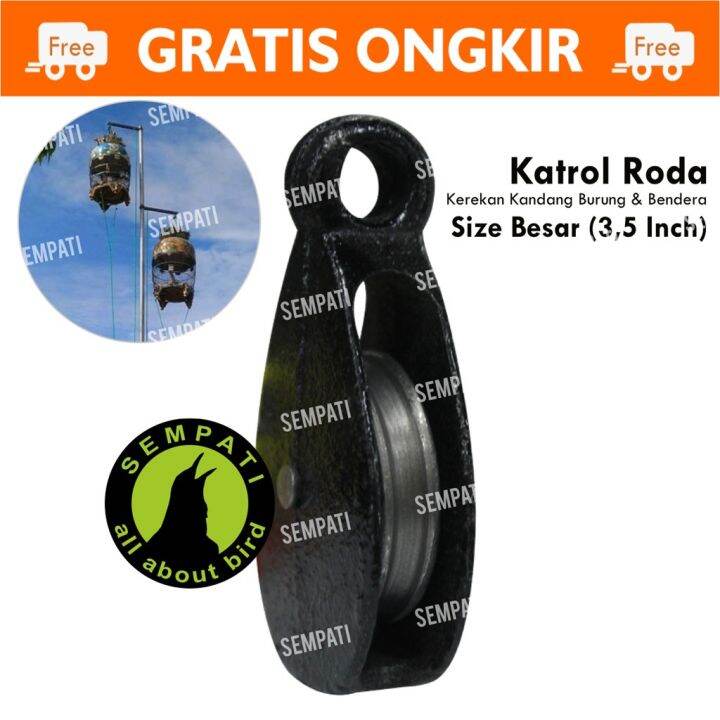 KATROL MINI CARLTON PUILEY 3/4" 1 " KEREKAN SARANG BURUNG KATROL ...