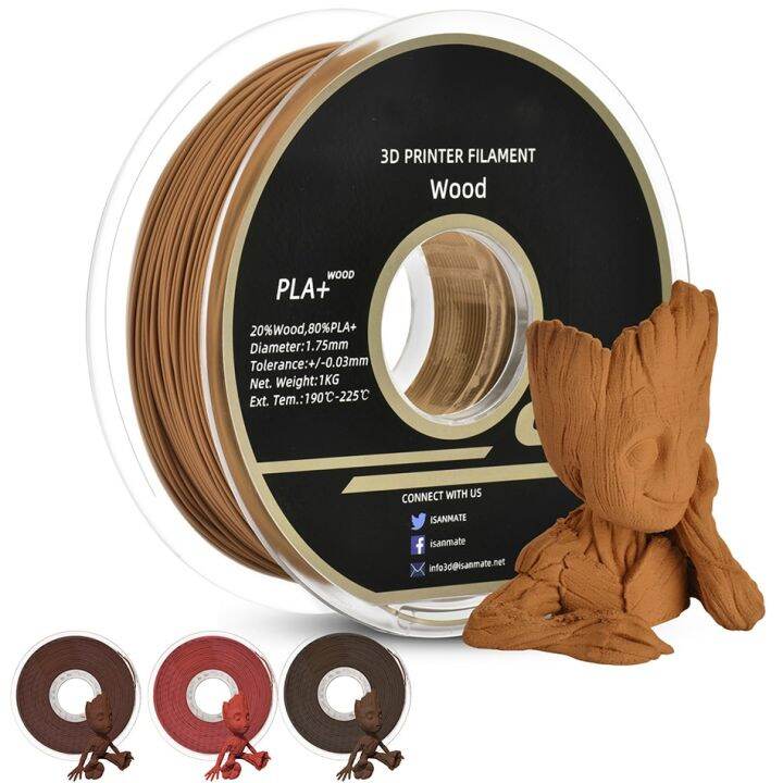 PLA+ Wood 3D Printer Filament Sublimation Wooden 3D Printing Material 1 ...