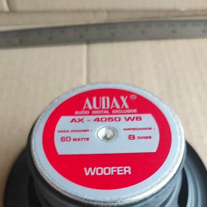 AUDAX AX 4050 W8 SPEAKER 4INCH SPIKER 4" SPEAKER WOOFER 4IN AUDAX 60 ...