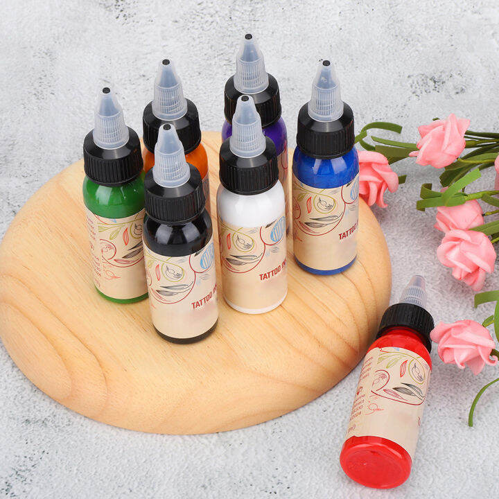 Professional Portable Body Tattoo Ink Long Lasting Fast Coloring Tattoo ...