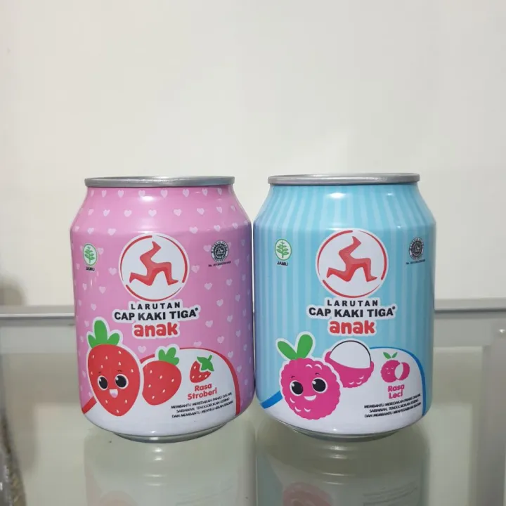 Larutan Cap Kaki Tiga anak kaleng 250 ml | Lazada Indonesia