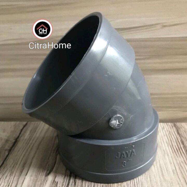 Knee L Elbow PVC DV 3x45 Jaya | Lazada Indonesia