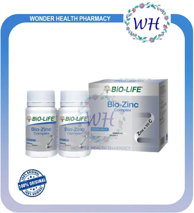 Bio-Life BioLife Bio Life Bio-Zinc Complex (30Sx2) ORIGINAL | Lazada
