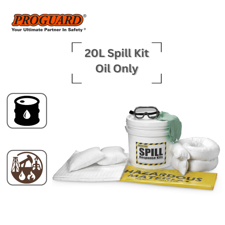 20 Liter Oil Only Portable Spill Kit Spill Control SK681818 PROGUARD ...
