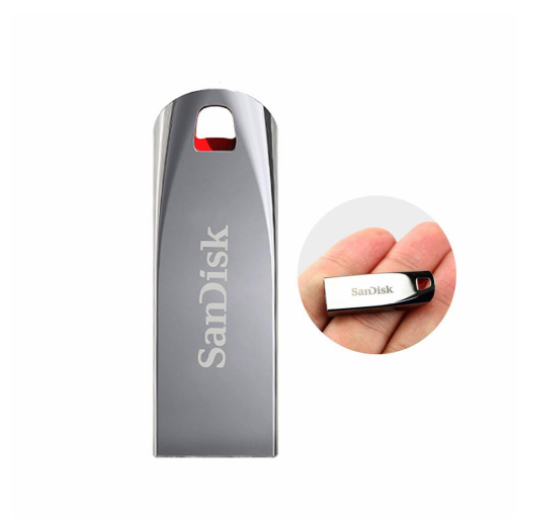 SanDisk Cruzer Force USB 3.0 Full Metal Silver Portable Noble ...