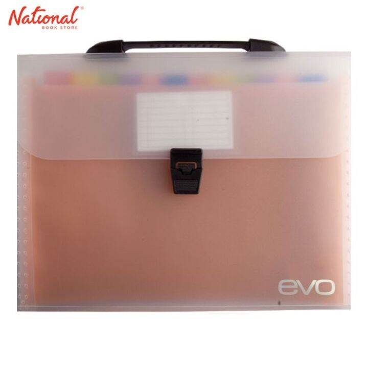 Evo Expanding File With Handle 4011691Cl A4 12Pockets Push Lock With ...