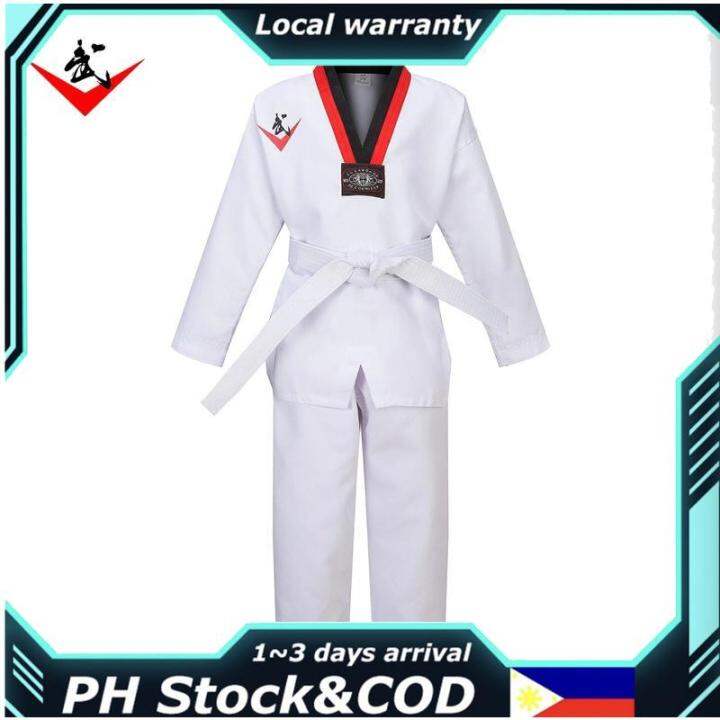 High Quality WTF Taekwondo Dobok Clothes Children Adult Karate Suit ...