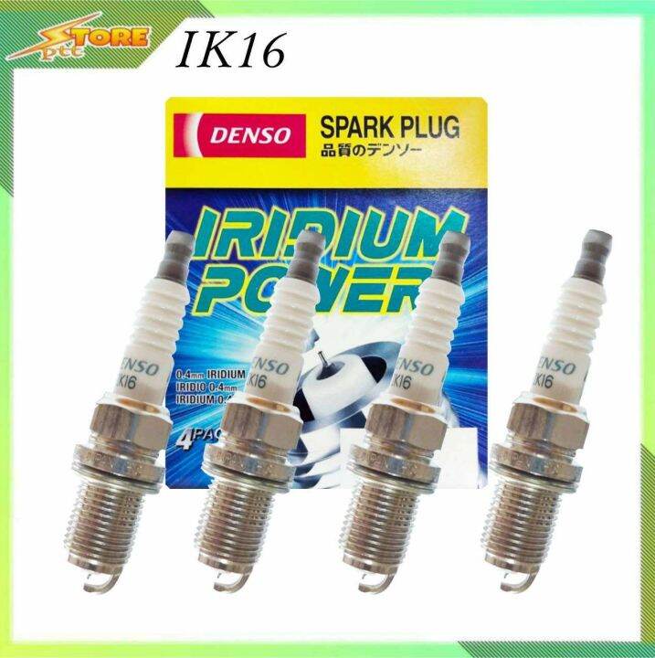 หัวเทียน DENSO IK16 IRIDIUM อิริเดียม (1ชุด4หัว) อิริเดียม เดนโซ่ ...