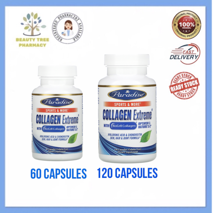 Paradise Herbs Collagen Extreme with BioCell Collagen, OptiMSM & Nature ...