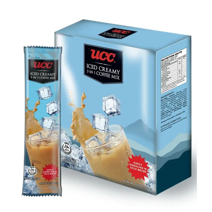 UCC Iced Creamy 3 in 1 Coffee Mix 250g 10Sachets | Lazada PH