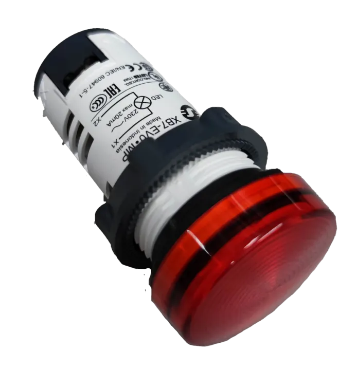 LED Pilot Lamp 22mm 220V Red or Green ( Schneider) XB7EV03MP XB7EV04MP ...